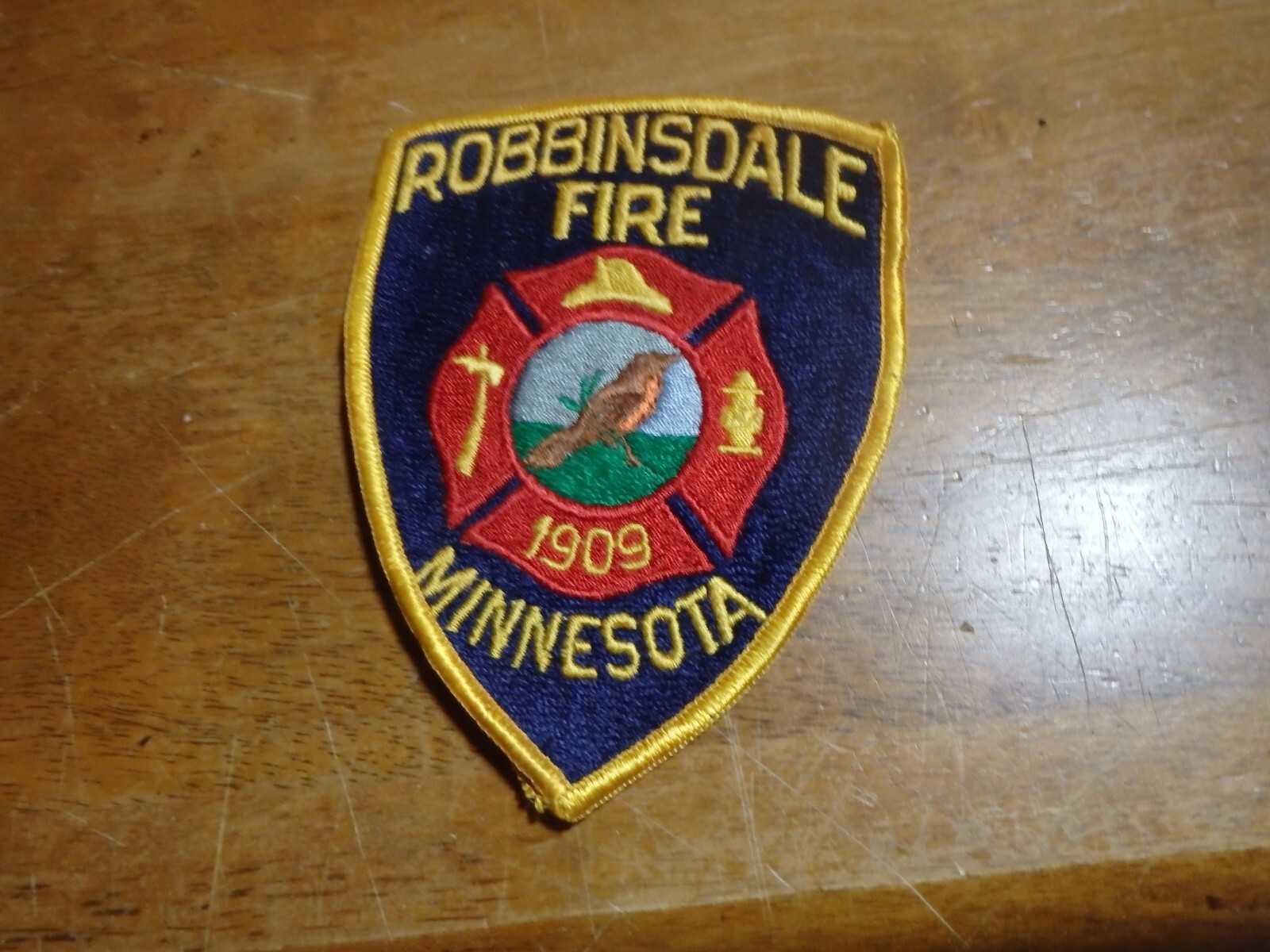 ROBBINSDALE MINNESOTA FIRE DEPARTMENT EMT FIRE FIGHTER PATCH BX BB#7 | eBay