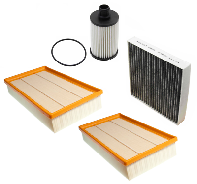 Air Filter Oil Filter AC Cabin Filter Carbon Jaguar XF XFR XFR-S XJ XJR ...