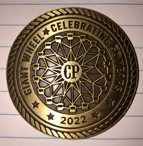 Cedar Point Giant Wheel 50th Anniversary Tweet-Up Coin 2022 Limited ...
