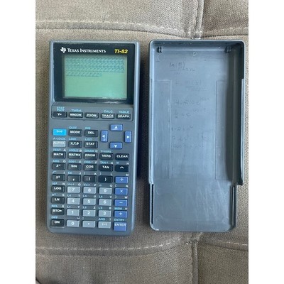 Texas Instruments TI-82 Graphing Calculator with Cover Tested Working ...