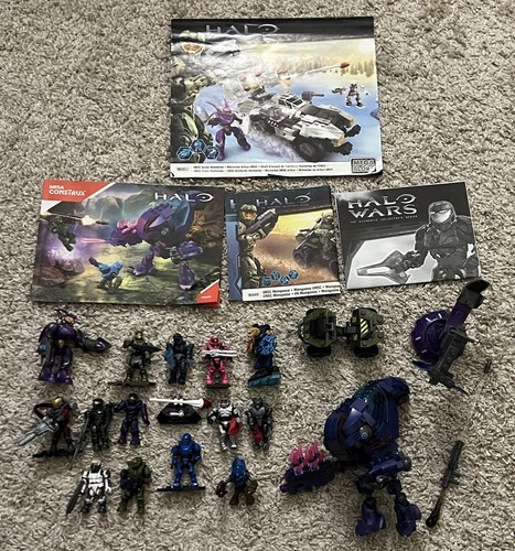 Halo Mega Block Sets Lot Rare Vintage Figures And Built Huge Group | eBay