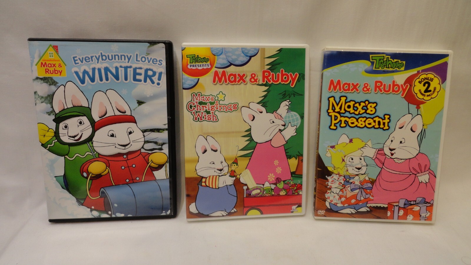 Max & Ruby: Ruby's CHRISTMAS WISH, Max's present, Winter (3) THREE (DVD ...