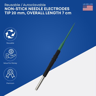 Non-Stick Reusable Needle Electrode - 7cm | Electrosurgical ...