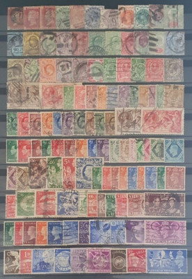 GB Queen Victoria - King George V1 Collection of 120 Face Different ...