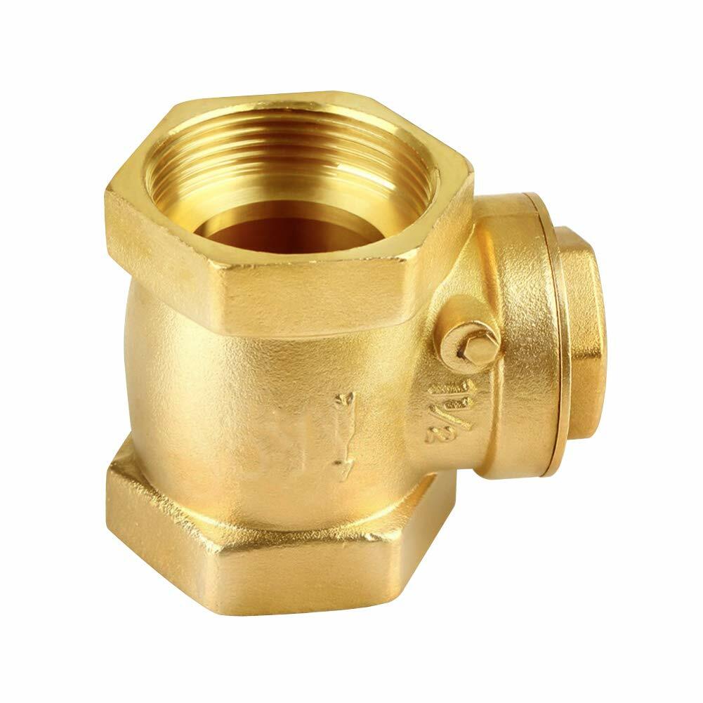 1/2” Female Horizontal Check Valve DN15 One-Way Non-Return Swing Check ...