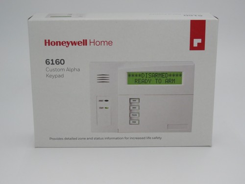 Honeywell 6160 Security Ademco Alpha Display Keypad - White for sale ...