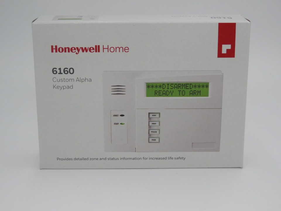 Honeywell 6160 32-Character Alpha Display Keypad for VISTA Systems ...