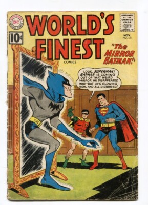 World's Finest #121 Tommy Tomorrow, Mirror World DC Comics 1961 VG- | eBay