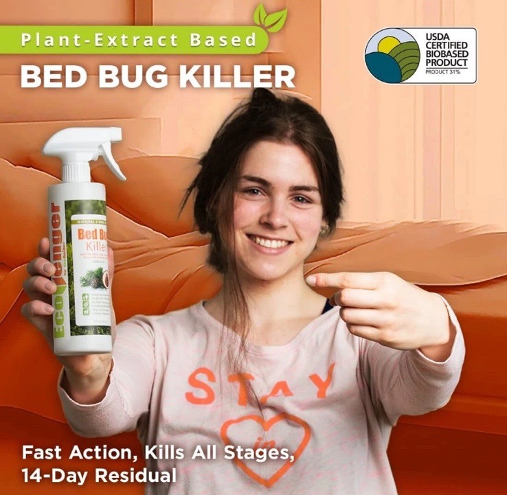 EcoRaider Bed Bug Killer Spray 16 Oz, Green + Non-toxic, 100% Kill + Extended | eBay