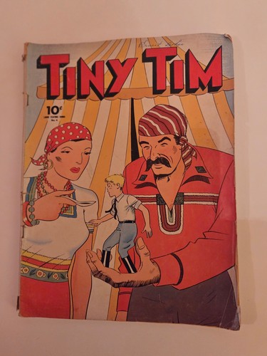1938 Large Feature Comic Book # 4 TINY TIM by Stanley Link G / COMPLETE ...