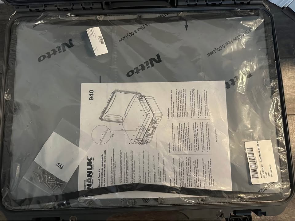 Open Box Nanuk 940 Graphite Case w/ Aluminum Bottom Panel | eBay