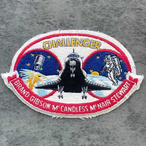 Original NASA STS-41B Space Shuttle Challenger Mission Cloth-back Patch 5.75X3.5 | eBay