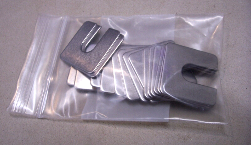 64 65 66 67 68 69 Chevelle Fender Shims Stainless Steel 16 pc. 1 inch ...