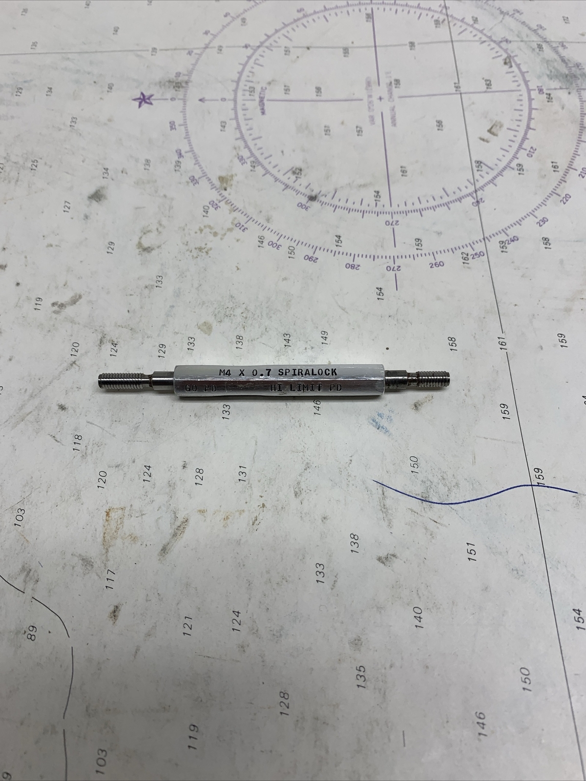 thread plug gage M4x.7 spiralock Go Not Go Gage | eBay