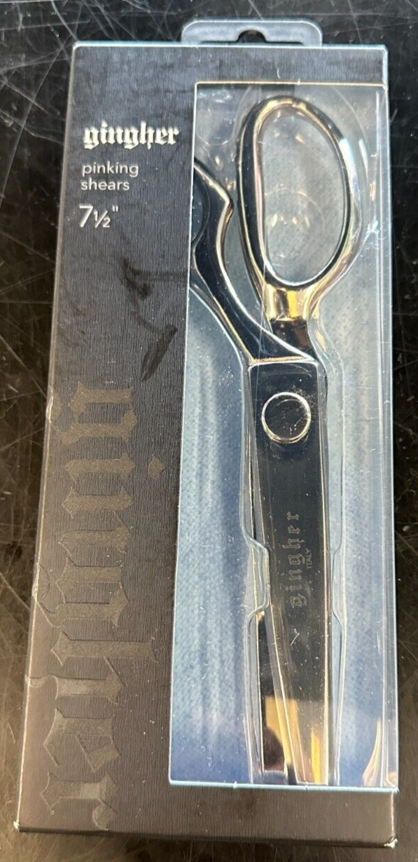 Gingher 7 1/2" Pinking Shears for Sewing and Crafts 743921711142 | eBay