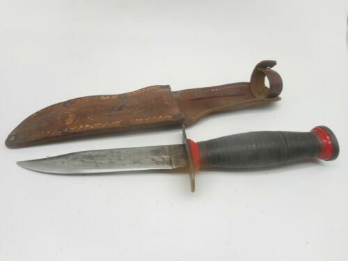 Normark Knife In Collectible Vintage Factory Manufactured Fixed Blade ...