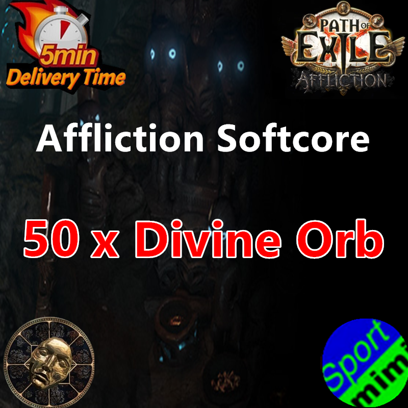 50 Divine Orb Affliction Path of Exile POE Affliction League Softcore ...