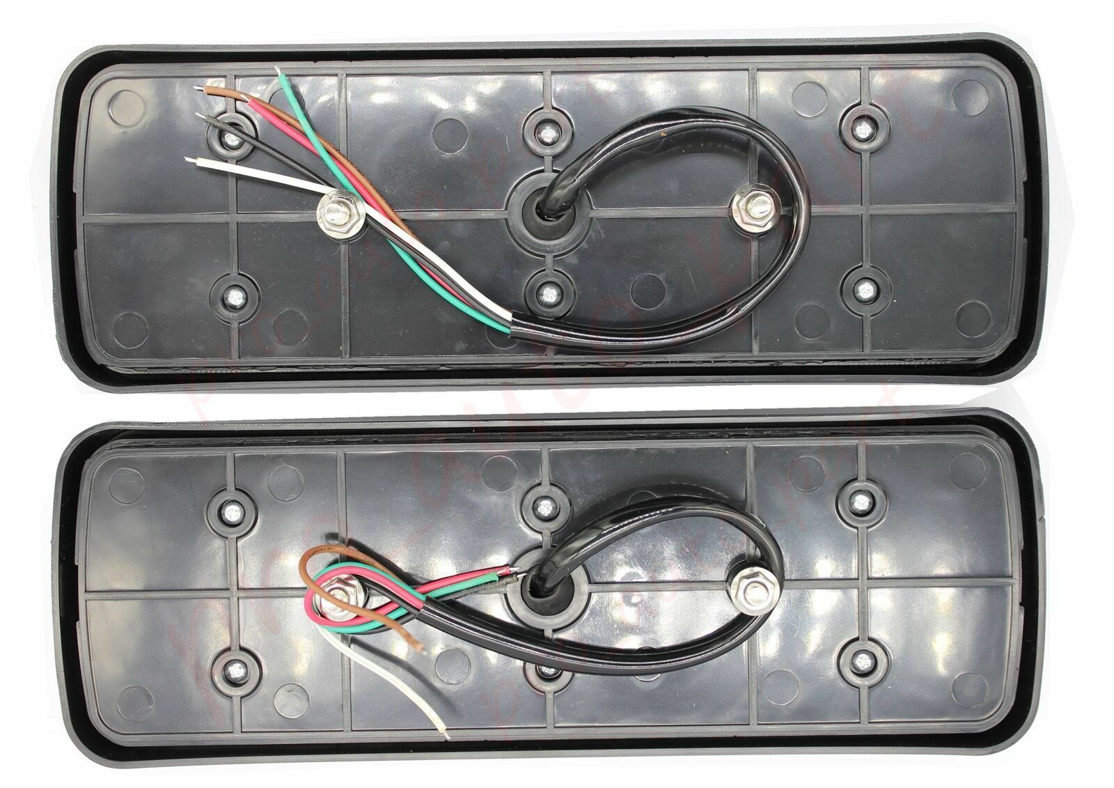 2Pcs Tail Lights 75 LED Stop Reverse Indicator 12V Ute Trailer Caravan ...