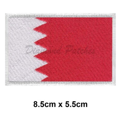 Bahrain country flag embroidery patch iron sew on badge fashion badge ...