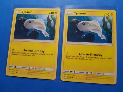 2x Tynamo 64/236 Pokemon card SM Unified Minds common NM | eBay