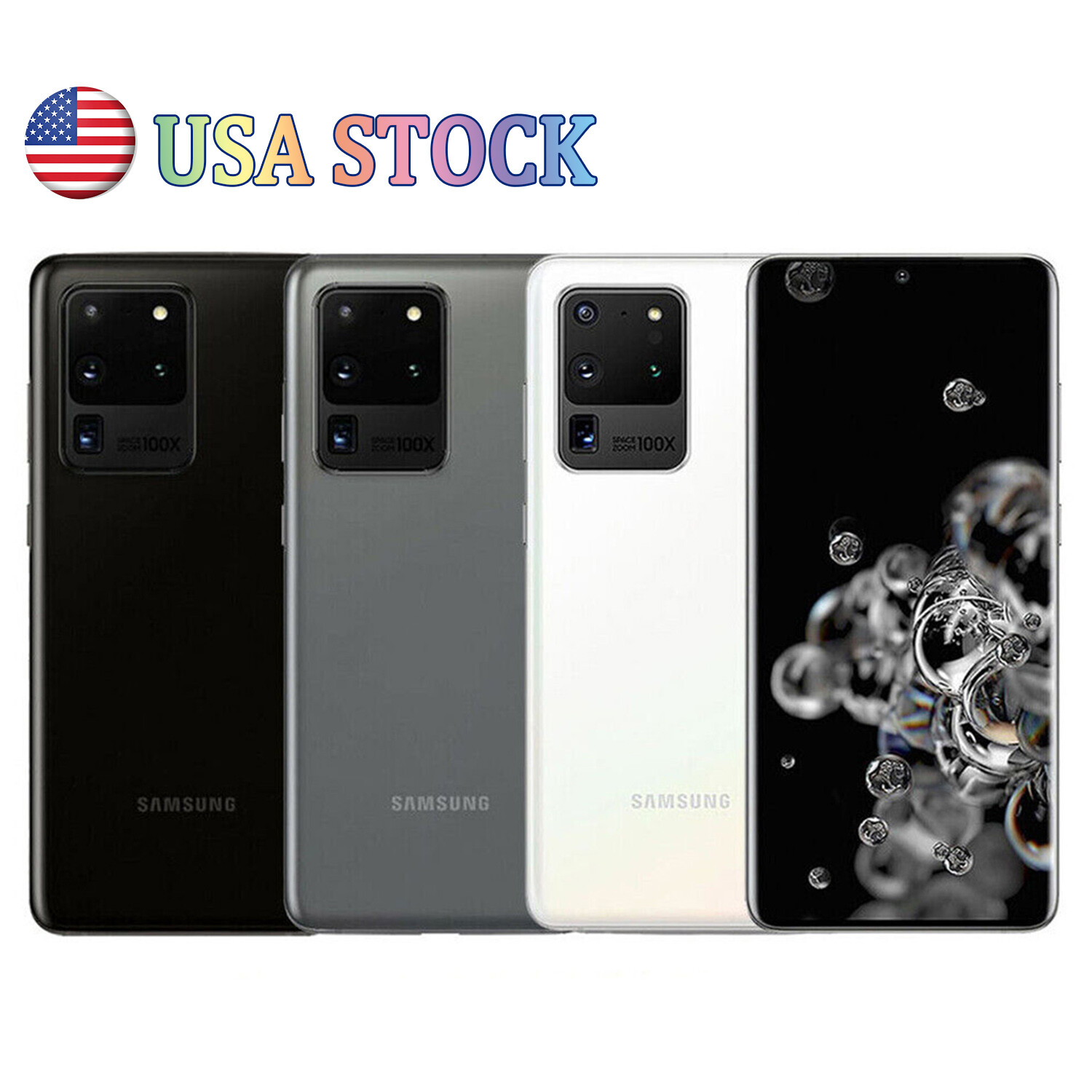 NEW SEALED Samsung Galaxy S20 Ultra 5G SM-G988U 128GB GSM CDMA Unlocked ...