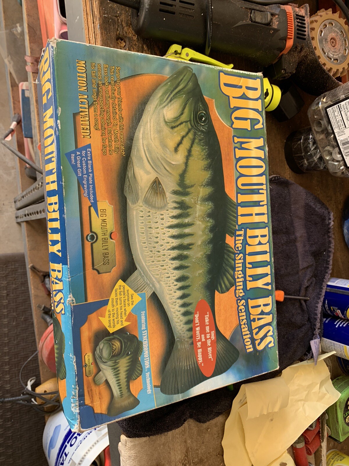 Vintage Big Mouth Billy Bass Fish Gemmy 1999 For Parts or Repair (D1 ...
