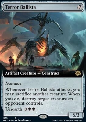 MTG Magic the Gathering Terror Ballista (375/399) The Brothers' War LP ...