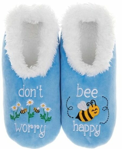 Slumbies Pairables TIE CHENILLE Style NonSlip Soft Slipper SLOTH BEE 50 ...