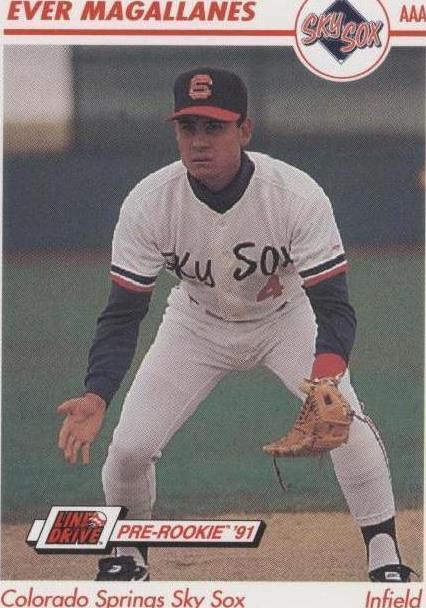 1991 Line Drive Pre-Rookie - AAA Ever Magallanes #91 (RC) for sale ...