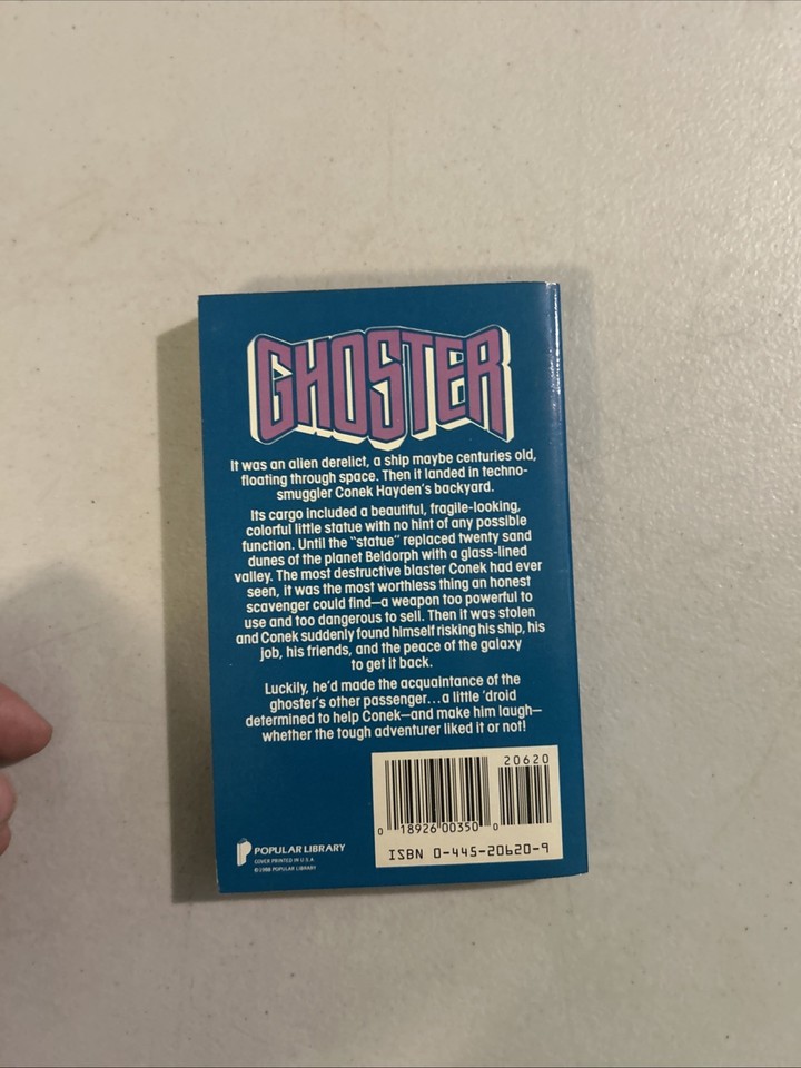 Ghoster By Lee McKeone 1988 First Printing Paperback | eBay