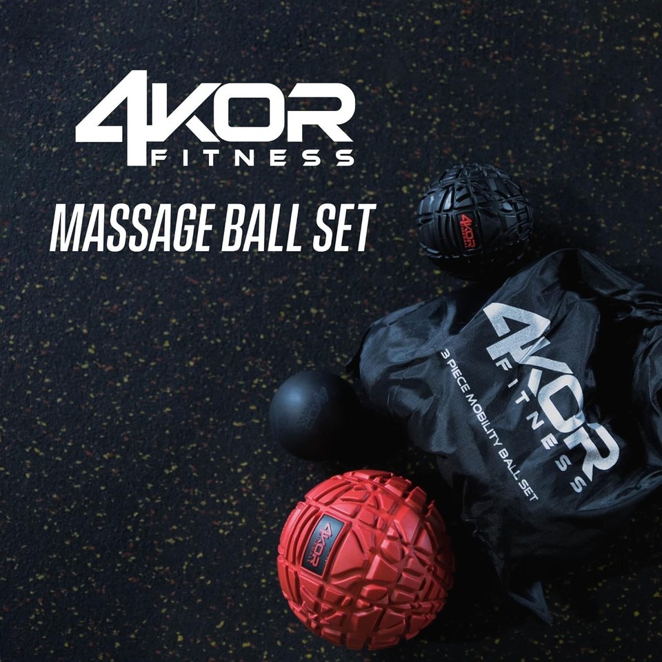 Versatile 4KOR Massage Balls for Trigger Point and Myofascial Release ...