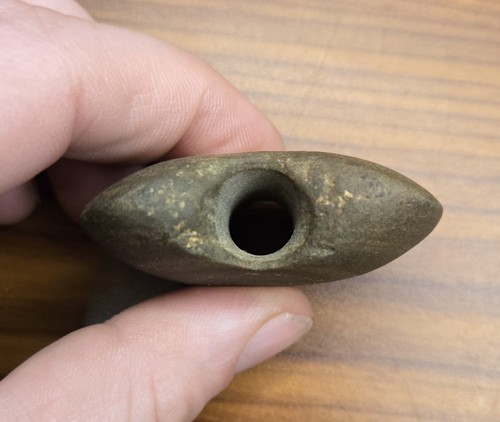 Pike Co. Illinois Bannerstone Native American Indian Artifact | eBay