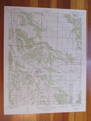 Humansville Missouri 1944 Original Vintage USGS Topo Map | eBay