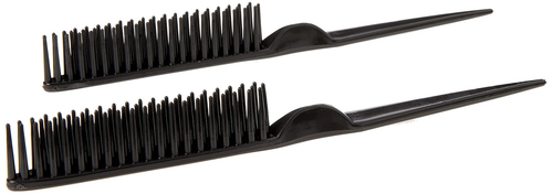 3 Row Styling Comb for Detangling, Defining and Separating Curls (Black ...