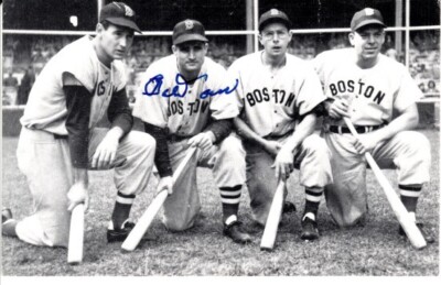 Bobby Doerr autographed auto signed Red Sox 1985 TCMA postcard with Ted ...
