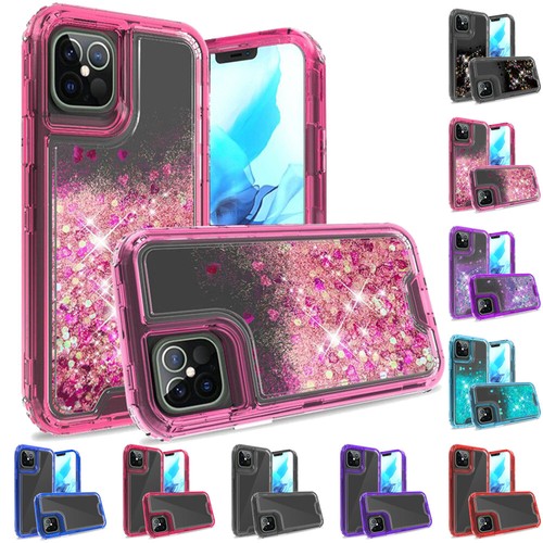 FOR IPHONE 12/12 PRO 6.1" CASE SEE-THRU IMPACT PROTECTOR HYBRID COVER ...