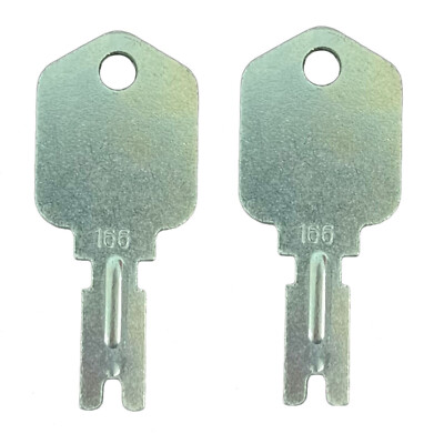 2 Forklift Ignition Keys fits Daewoo Gradall Gehl Hyster JLG Komatsu ...