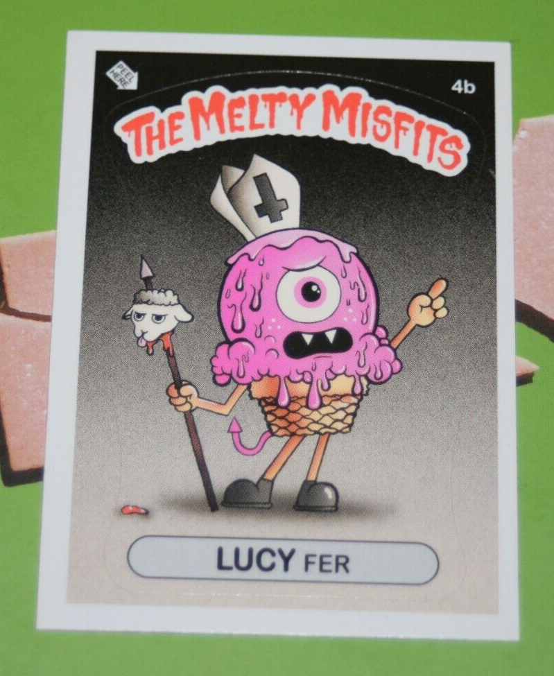 Buff Monster Melty Misfits Series 1 Lucy Fer LUCIFER 4b Garbage Pail ...