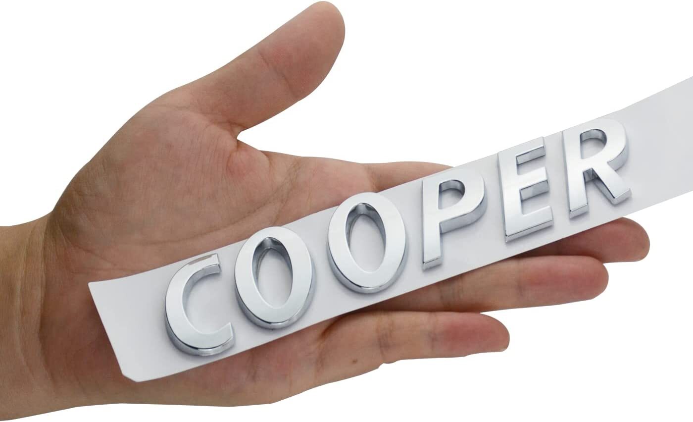 1Pc Cooper Emblem Letters Sticker Vehicle-Logo Badge Car Decal ...