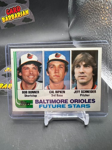 1982 Topps - Future Stars #21 Cal Ripken, Jeff Schneider, Bobby Bonner ...