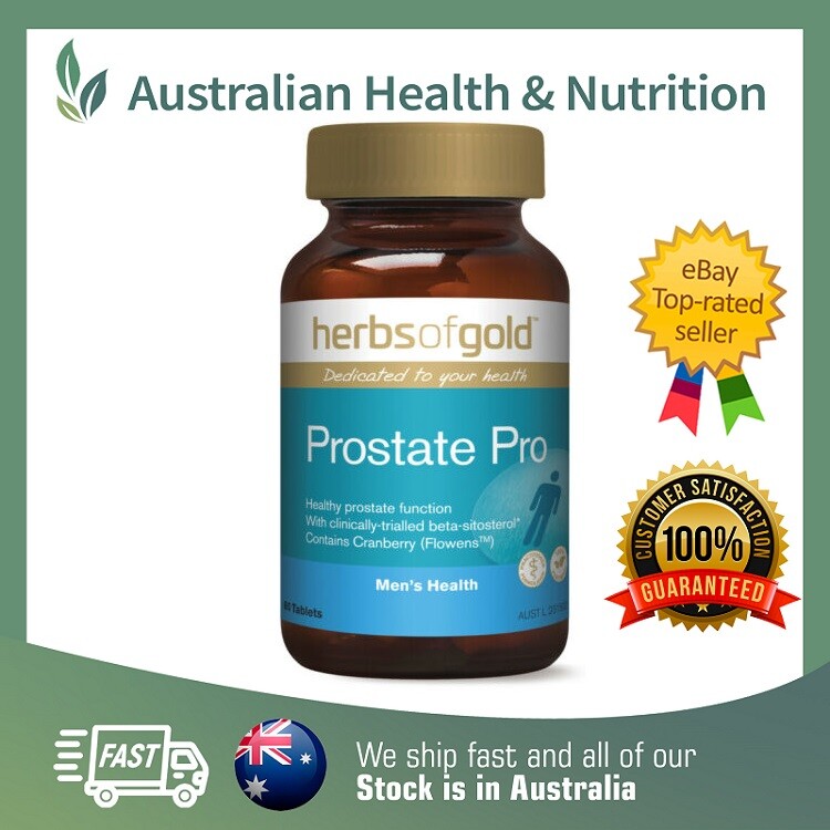 HERBS OF GOLD PROSTATE PRO 60T CLINICALLY PROVEN + FREE SAME DAY ...