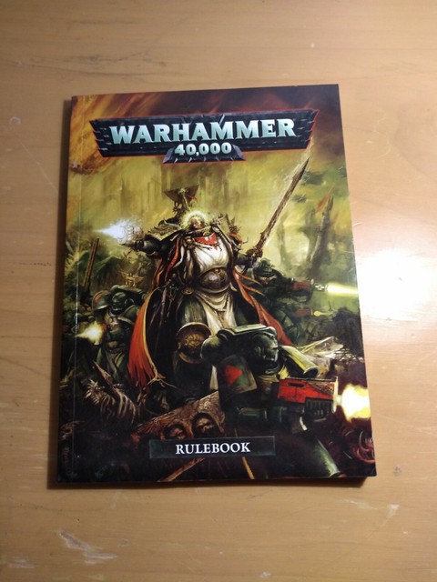 Warhammer 40k 6th edition softcover rulebook from Dark Vengeance | eBay