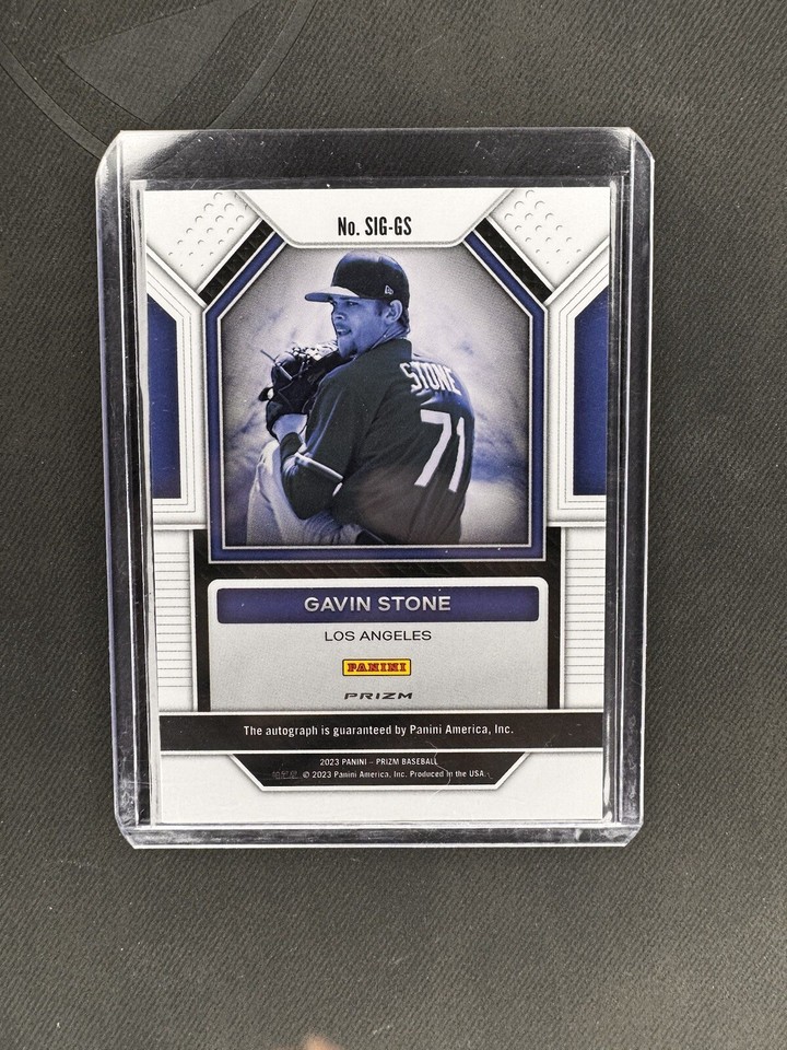 2023 Panini Prizm Baseball Gavin Stone Autograph | eBay