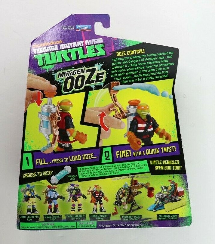 Teenage Mutant Ninja Turtles Ooze Scoopin' Donnie TMNT 2012 RARE Error ...