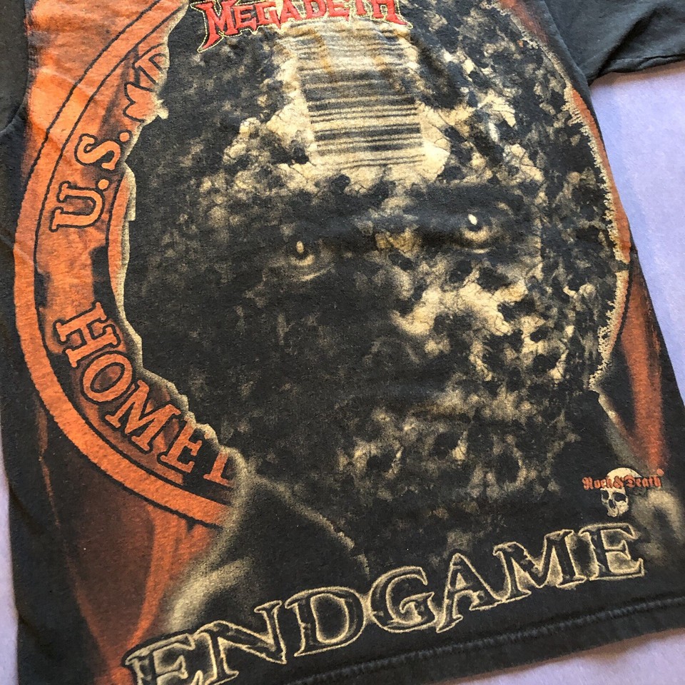 Vintage Rock And Death Megadeth Endgame Mexican Shirt Embroidered ...