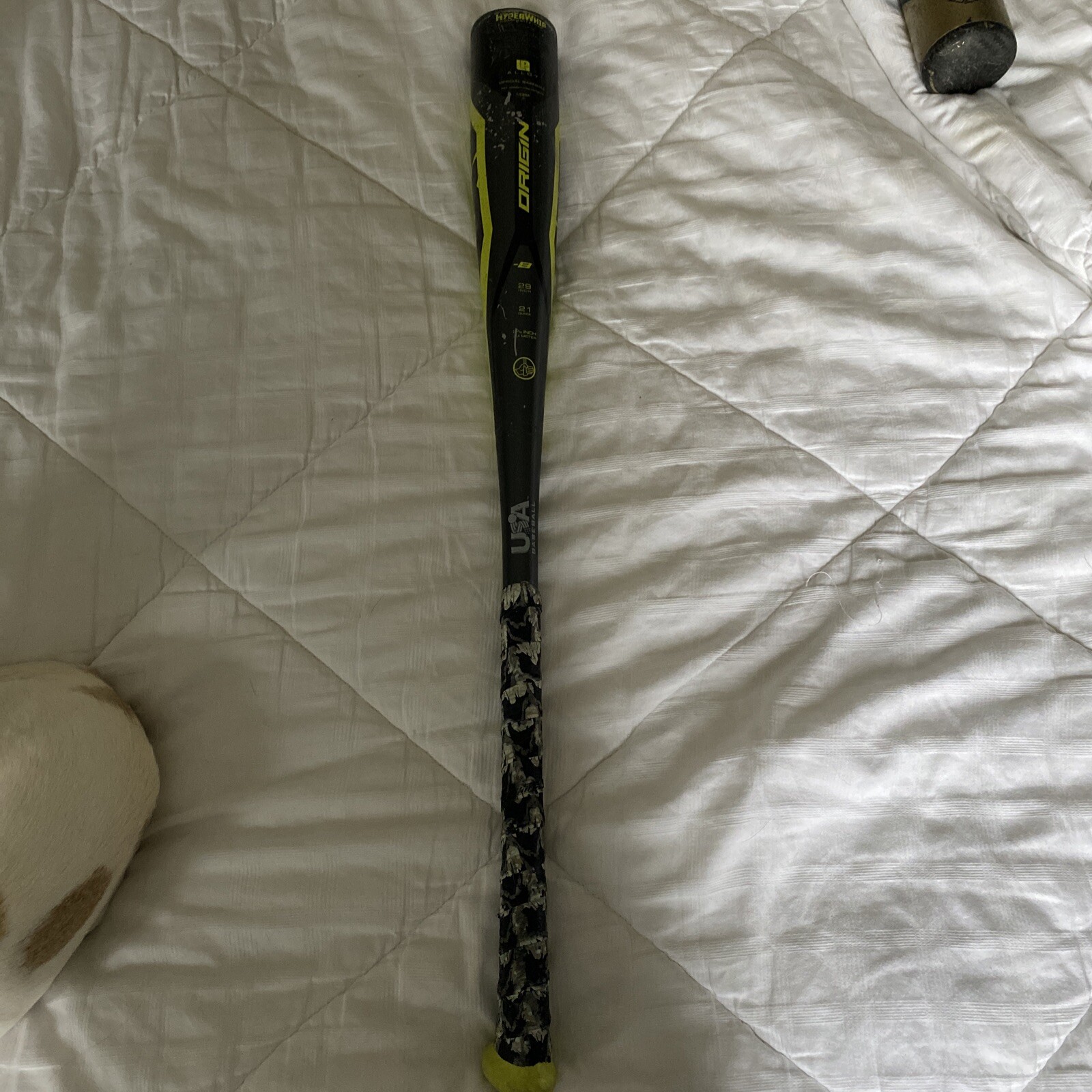 Axe Origin -8 USA L135F Baseball Bat 29" 21 oz. Hyper Whip Cap *USED ...