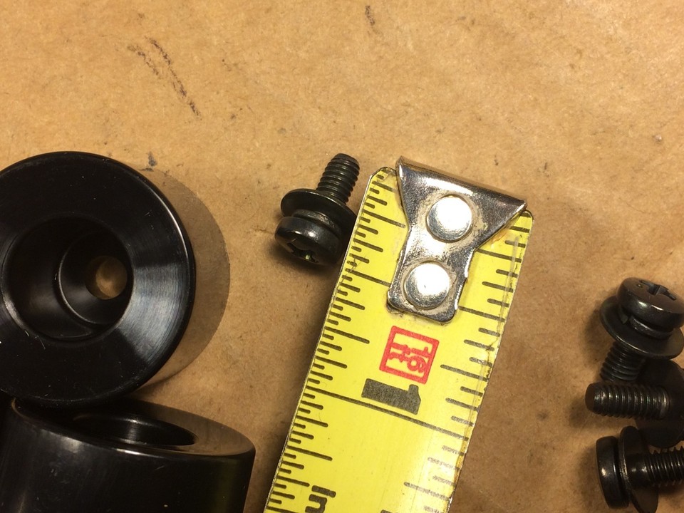 4 New Marantz FEET w/ hardware for Vintage 2270 2230 2245 Receiver Foot ...