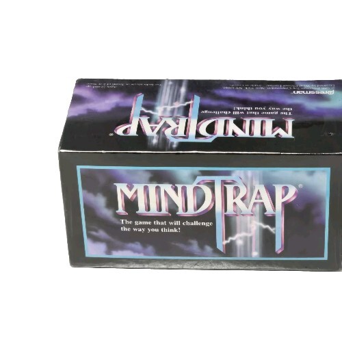 Mindtrap Card Game By Pressman 1996 New Sealed Vintage Challenge ...