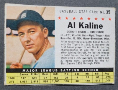 1961 POST CEREAL BASEBALL CARDS You Pick Complete your Set Choose your ...