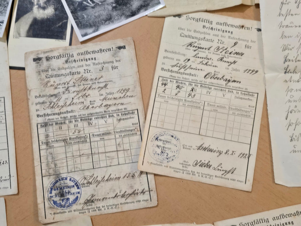 WWII German Steiner Family Archive Wartime Feldpost Photos Documents ...